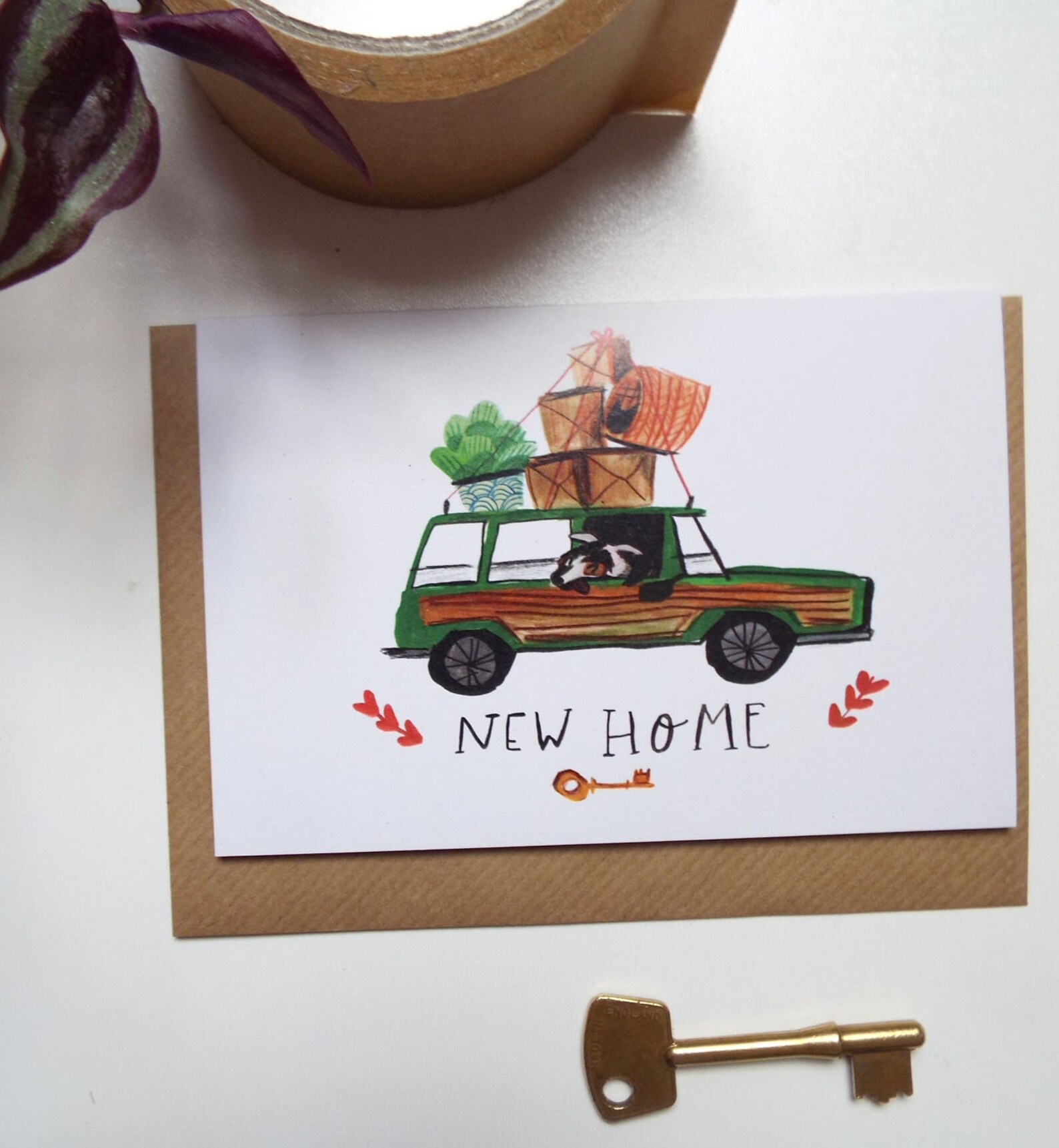 New Home Card - Etsy