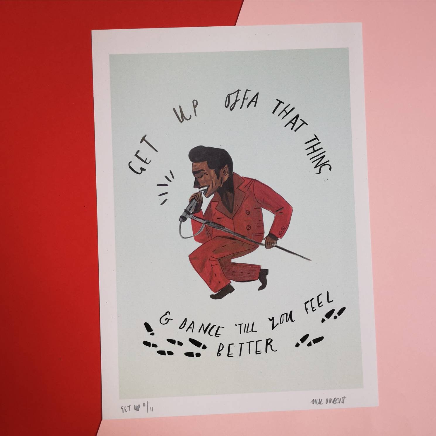 Get up Print - Etsy UK
