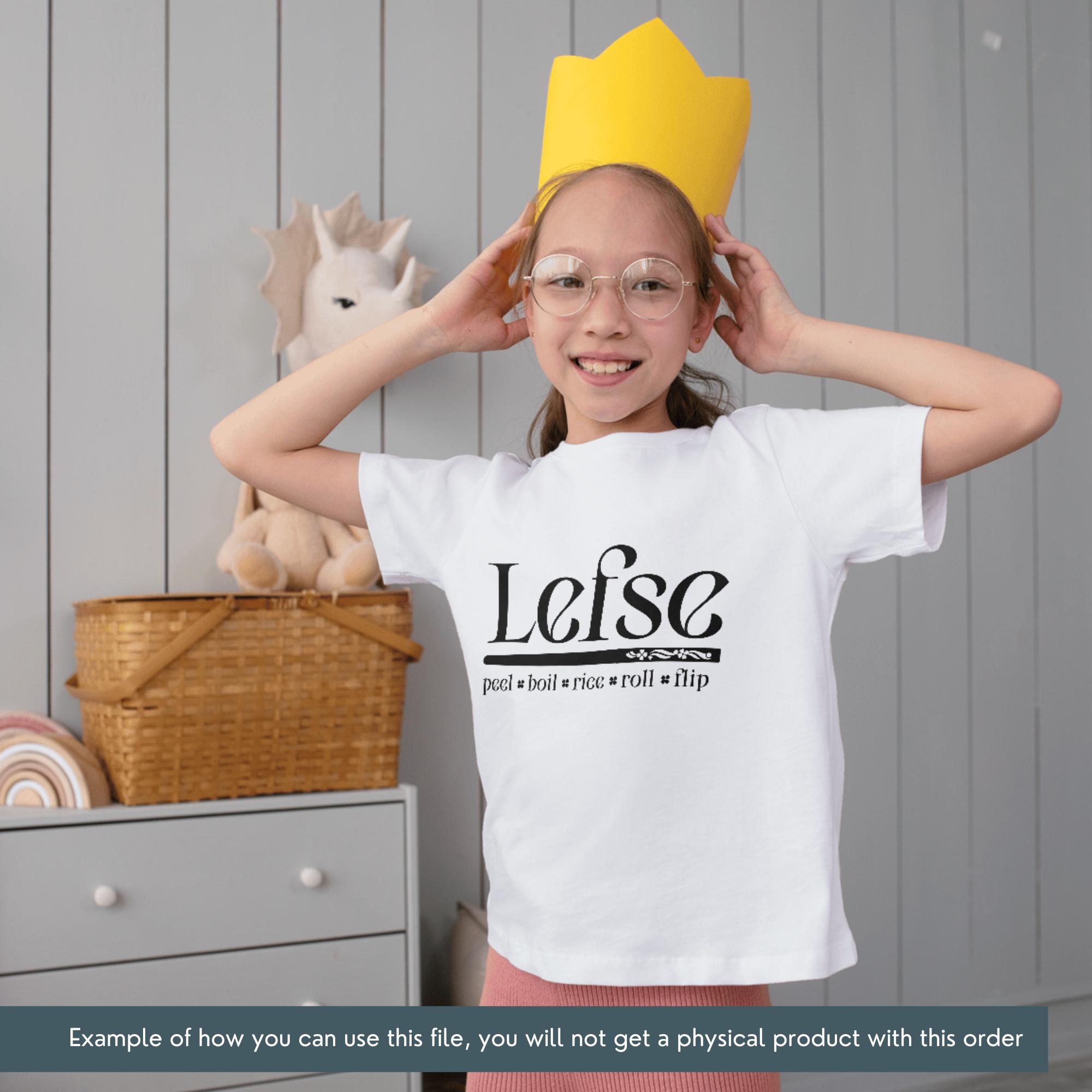 Lefse Recipe SVG: Norwegian DIY Gift (digital File) - Etsy
