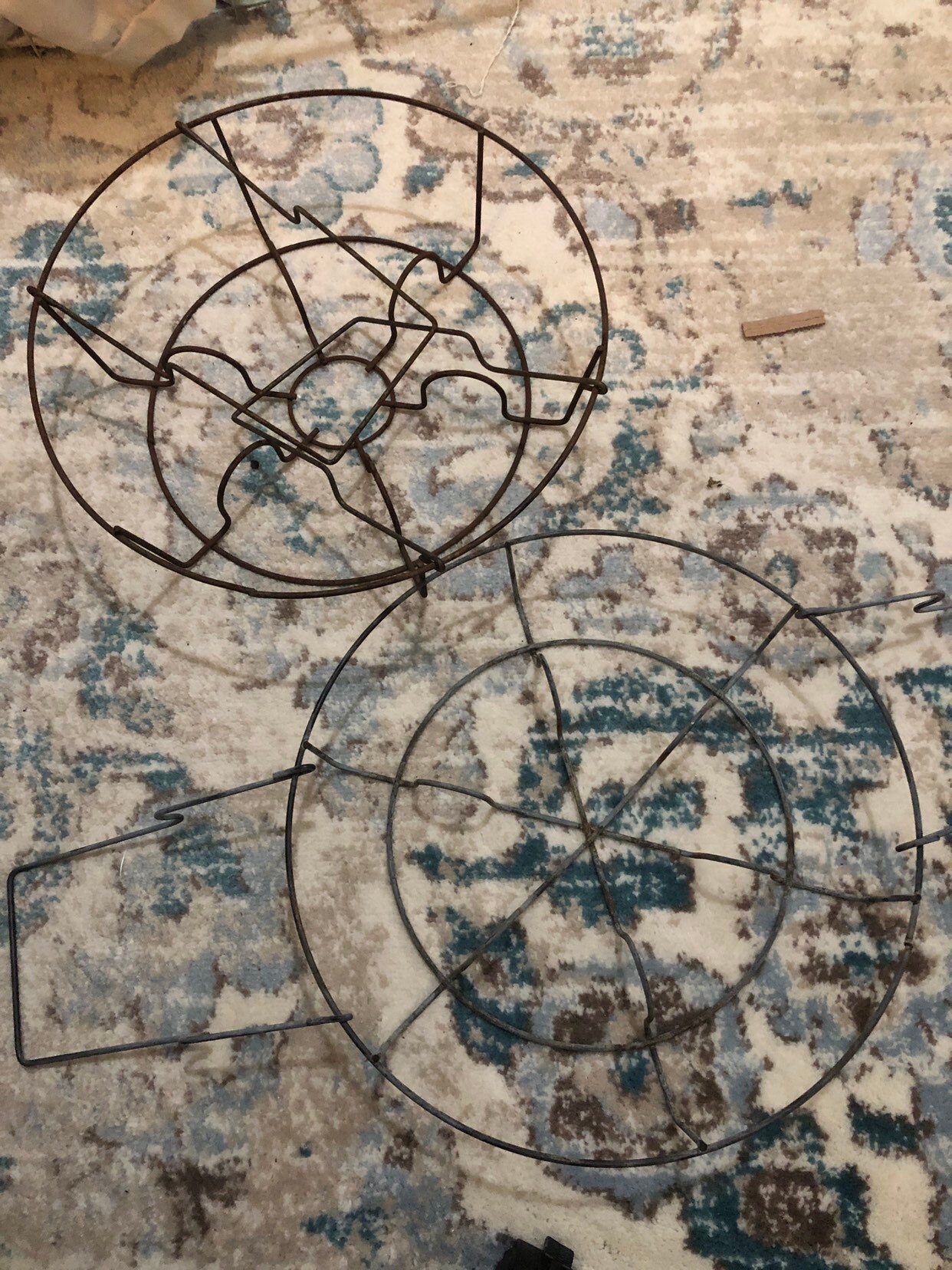 Vintage metal mason jar basket rack | Etsy