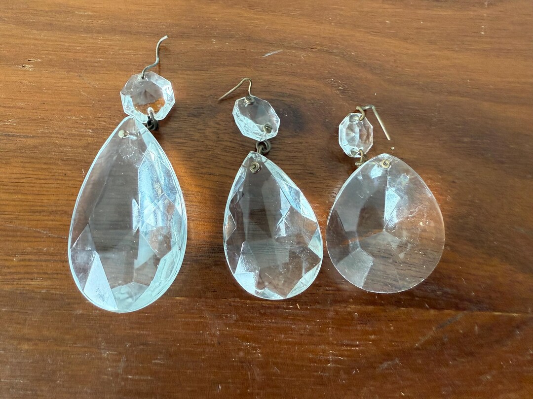 Antique Drop Replacement Crystals for Chandeliers and Candleholders ...