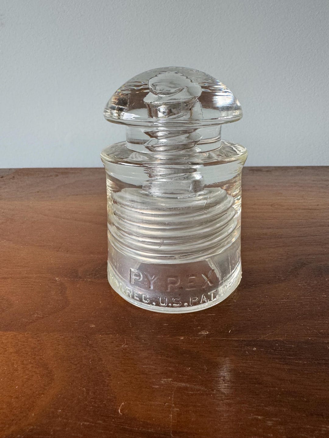 Vintage Clear Glass Pyrex Insulator - Etsy