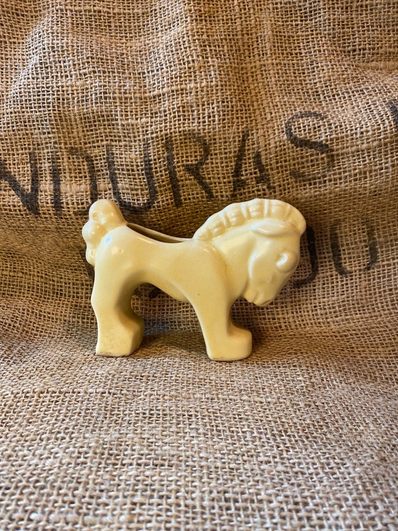 Rare Midcentury Mccoy Stretch Horse Planter in Yellow - Etsy