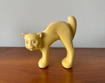 Rare Vintage Original Nelson Mccoy Pottery Stretch Dog Animal Vase ...