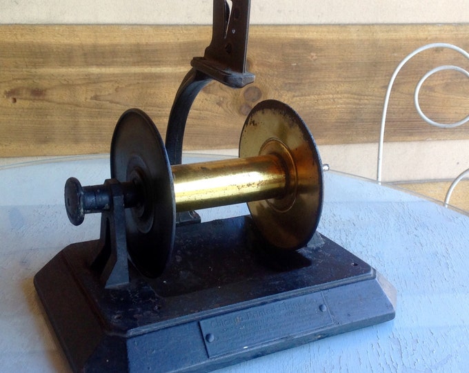 Old Industrial Chicago Printed String Company Antique String Holder and ...
