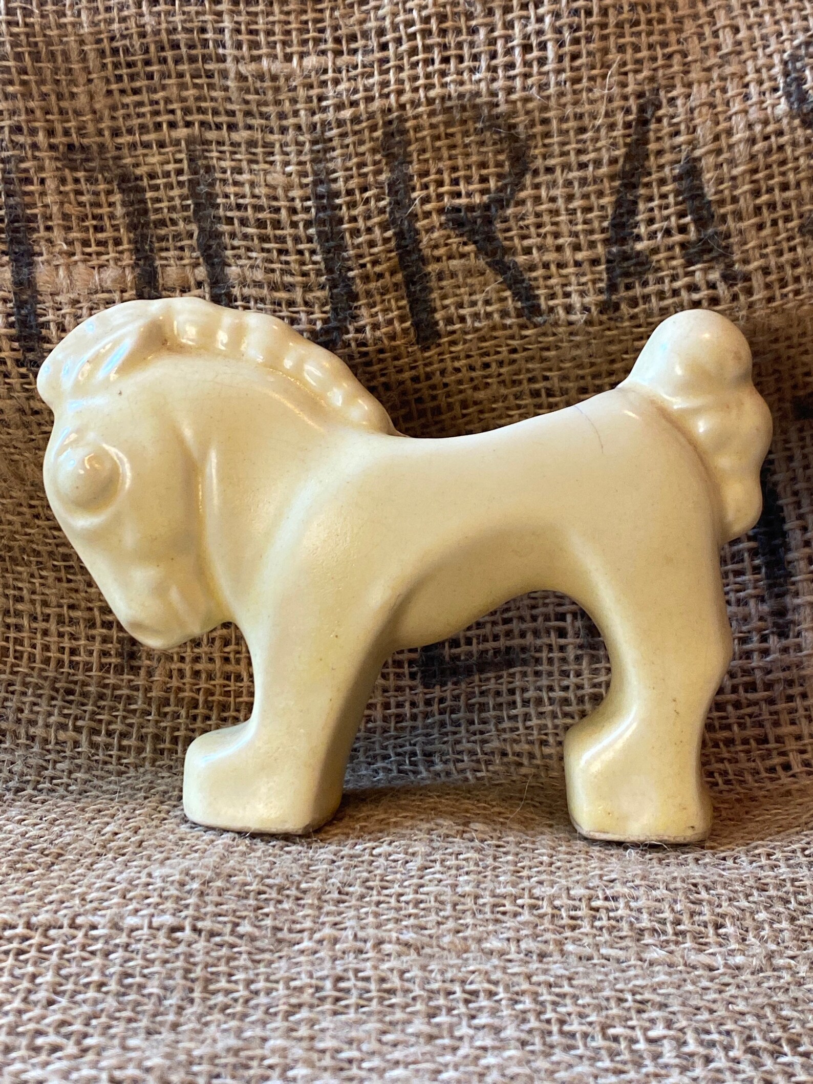 Rare Midcentury Mccoy Stretch Horse Planter in Yellow - Etsy