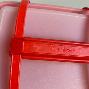 Vintage Orange/red Rectangle Box With Handles - Etsy