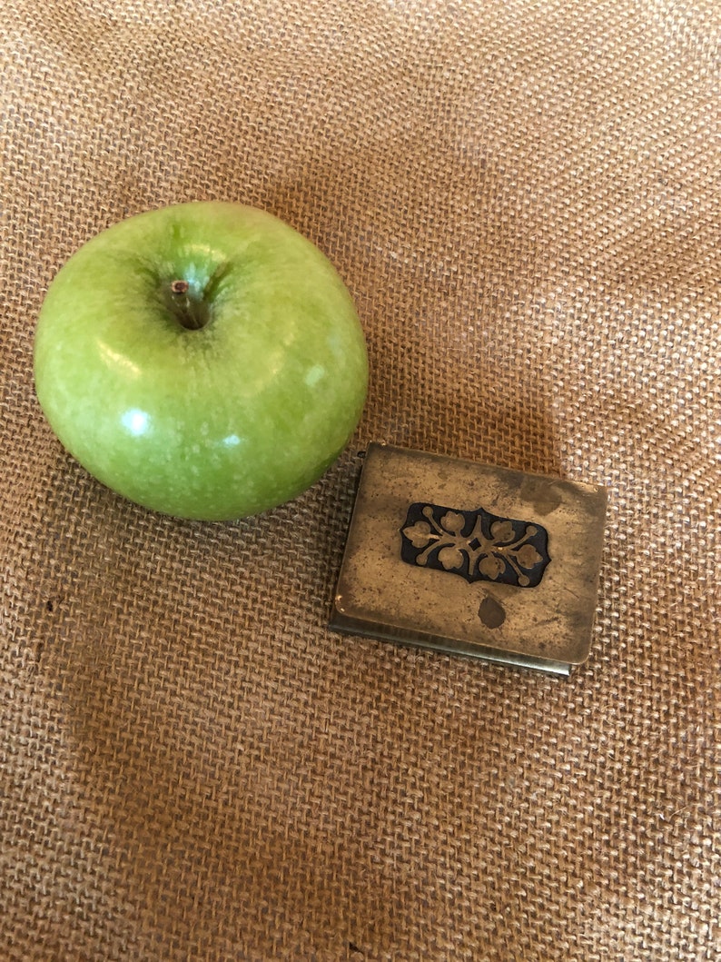 Vintage Bradley Hubbard Mfg Co Brass Stamp Holder Box - Etsy