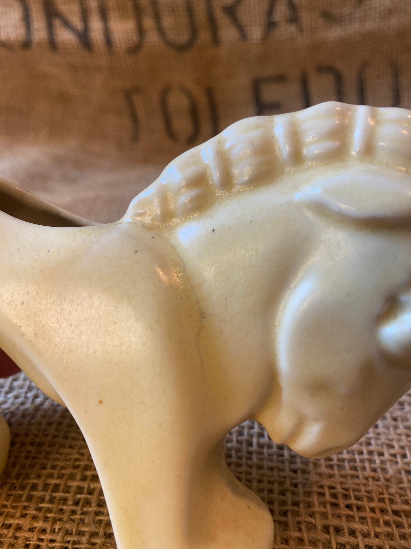 Rare Midcentury Mccoy Stretch Horse Planter in Yellow - Etsy