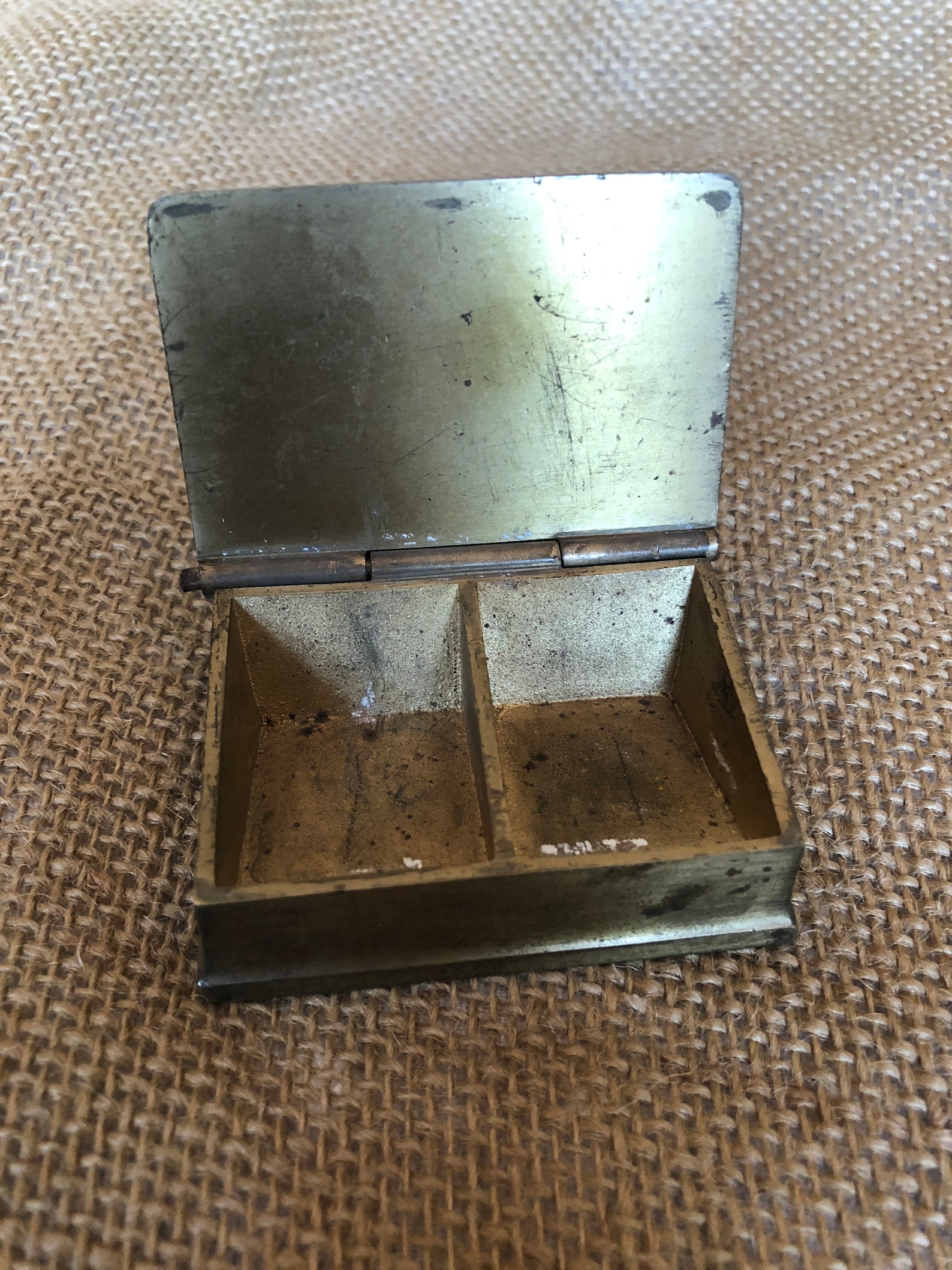 Vintage Bradley Hubbard Mfg Co Brass Stamp Holder Box - Etsy