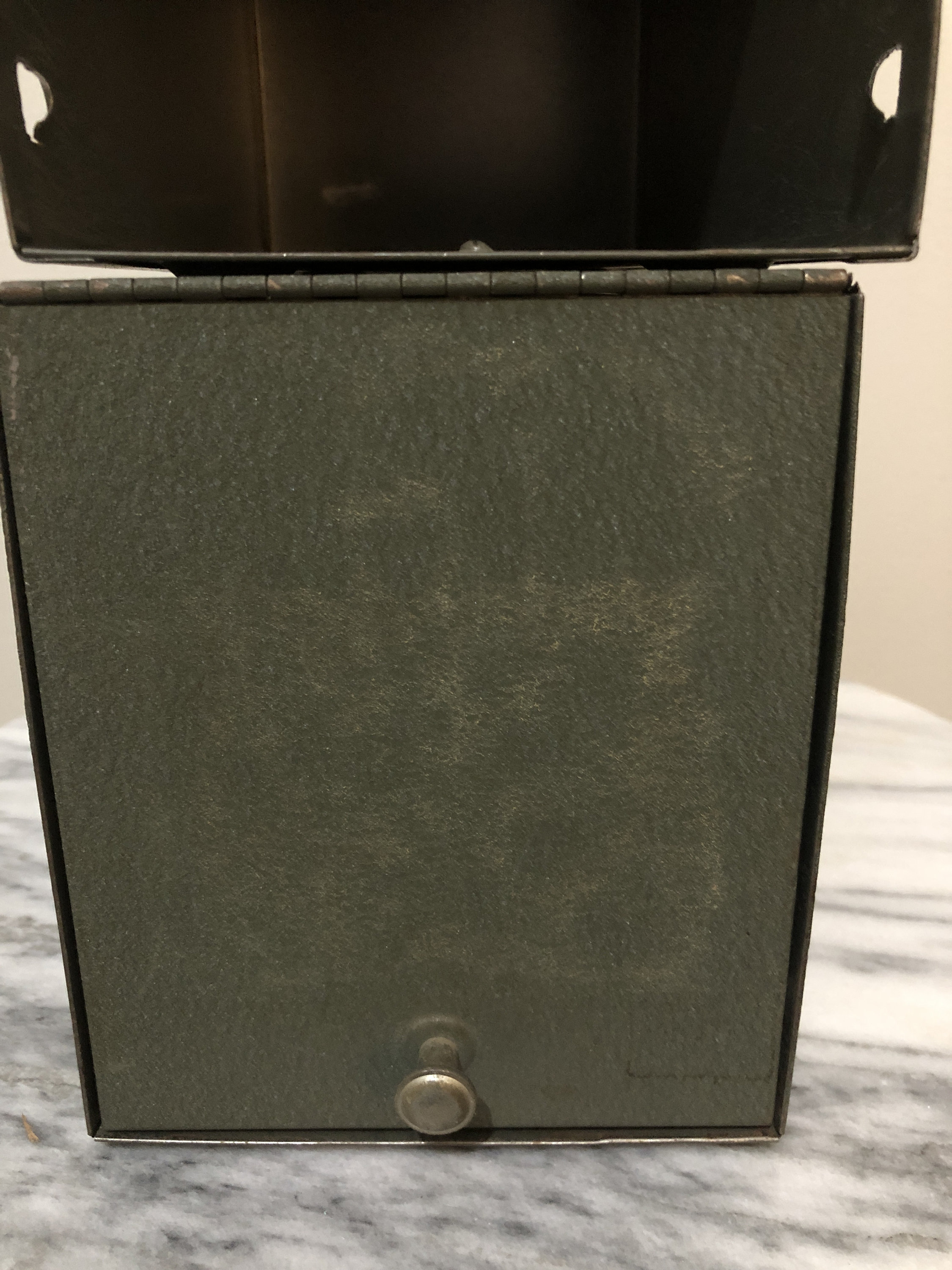 Vintage industrial military green prescription file boxes | Etsy