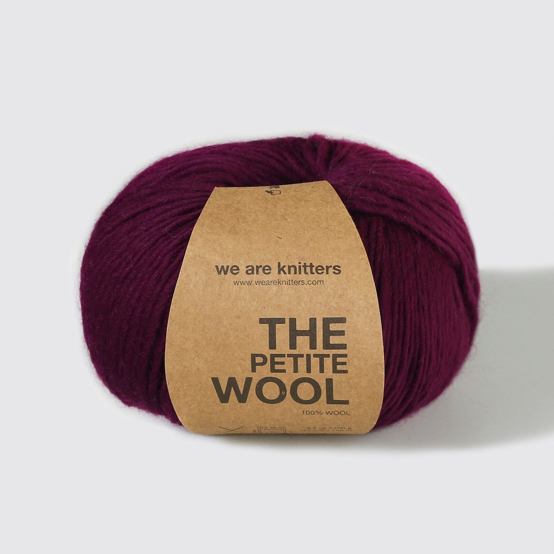 The Petite Wool 100% Peruvian Wool Wine, Bordeaux, Dark Red We Are ...