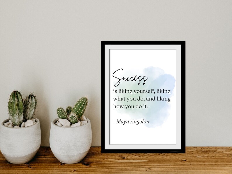 Motivational Quotes Inspirational Quotes Success is Liking Yourself ...