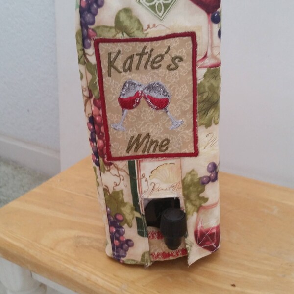Boxed Wine Cover - Etsy