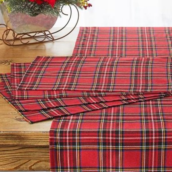 Tartan Table Runner - Etsy