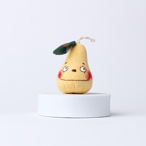 Textile Pear Toy - Stuffed Toy Fruit - Imaginative Play - Etsy