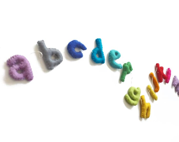 Laminated Alphabet Flash Cards, Simple Design, Double-sided, Bound by ...