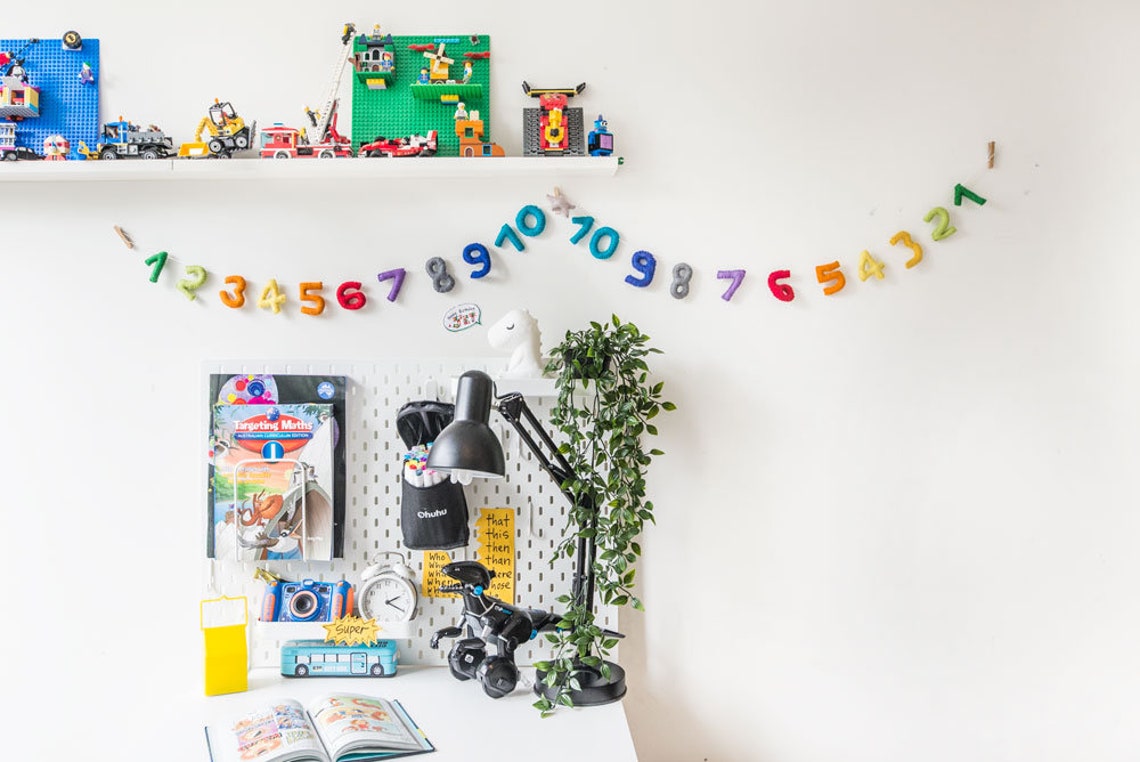 Numbers Garland. 123 Garland. 1 to 10 Educational Garland - Etsy