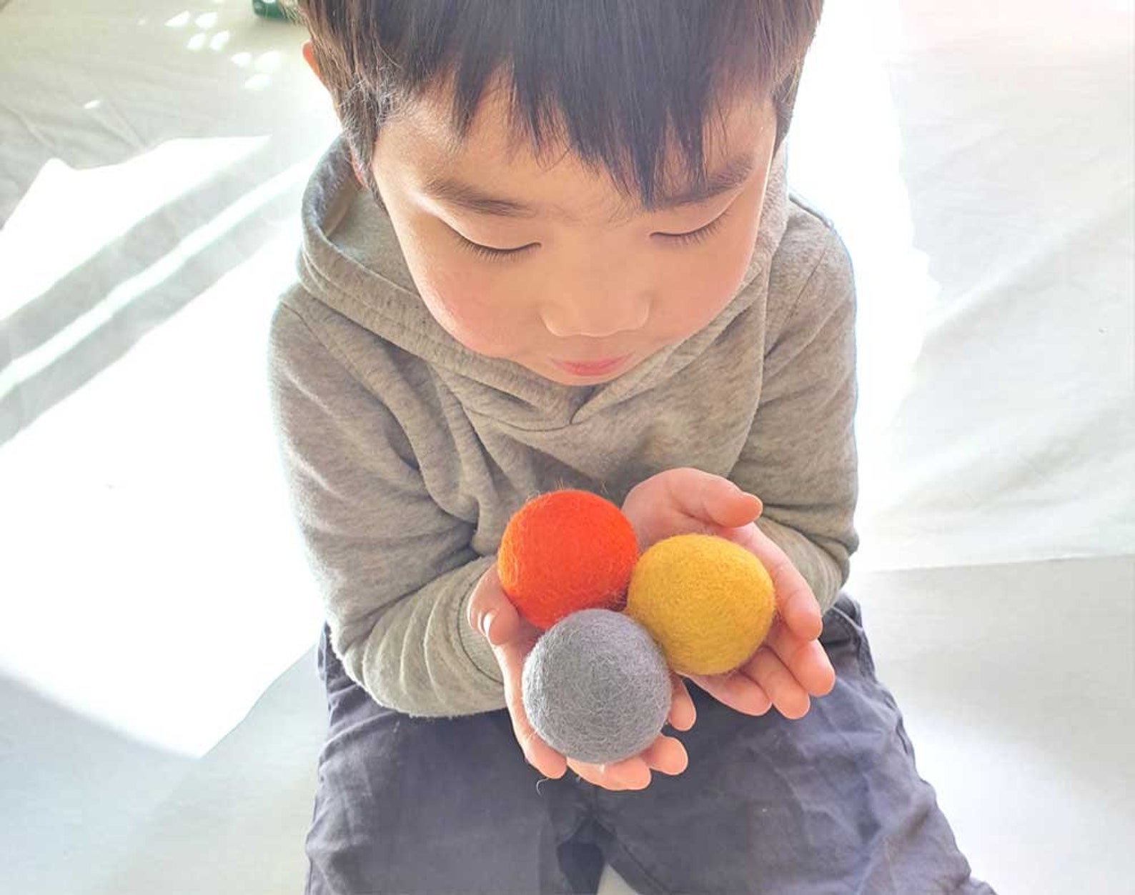 4cm Large Felt Balls Jumbo Montessori Sensory Play Counting - Etsy