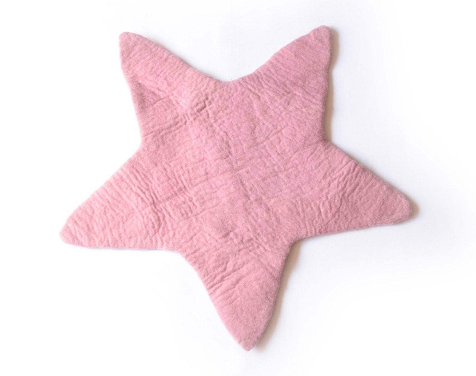 STAR Felt Rug Grey Pink Soft Pink WHITE Felt Rug Kids - Etsy