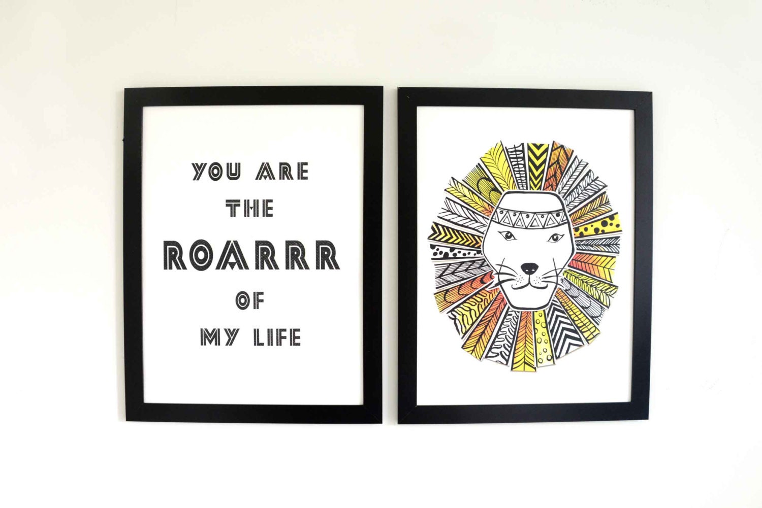 ROARRR Art Print Illustration A4 Kids Art Print - Etsy Australia