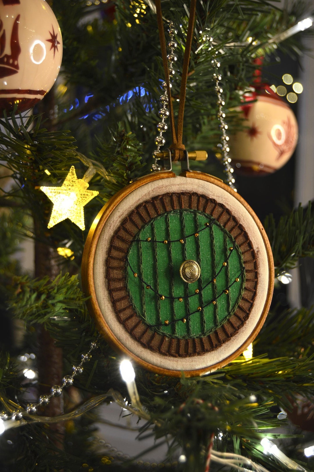 Hobbit Embroidery, Hobbit Door, Lord of the Rings Christmas Embroidery ...