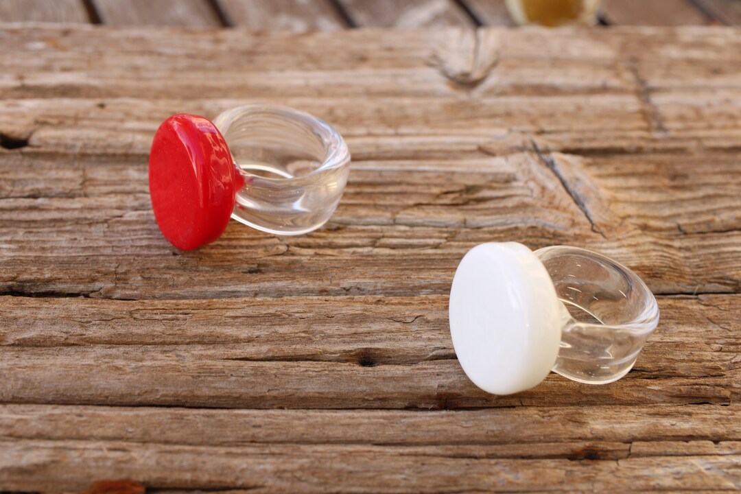 Murano Glass Ring-glass Rings- Lampwork Ring-venetian Glass Ring-band ...