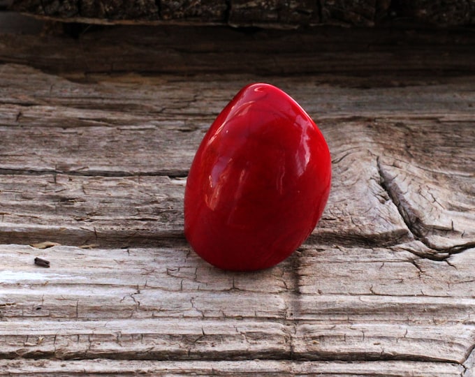 Murano Glass Ring-big Glass OVAL Rings- Lampwork Ring-venetian Glass ...