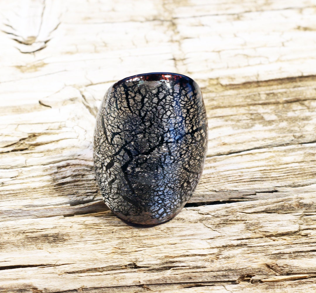 Murano Glass Ring-big Glass Rings Lampwork Ring-venetian Glass Ring ...