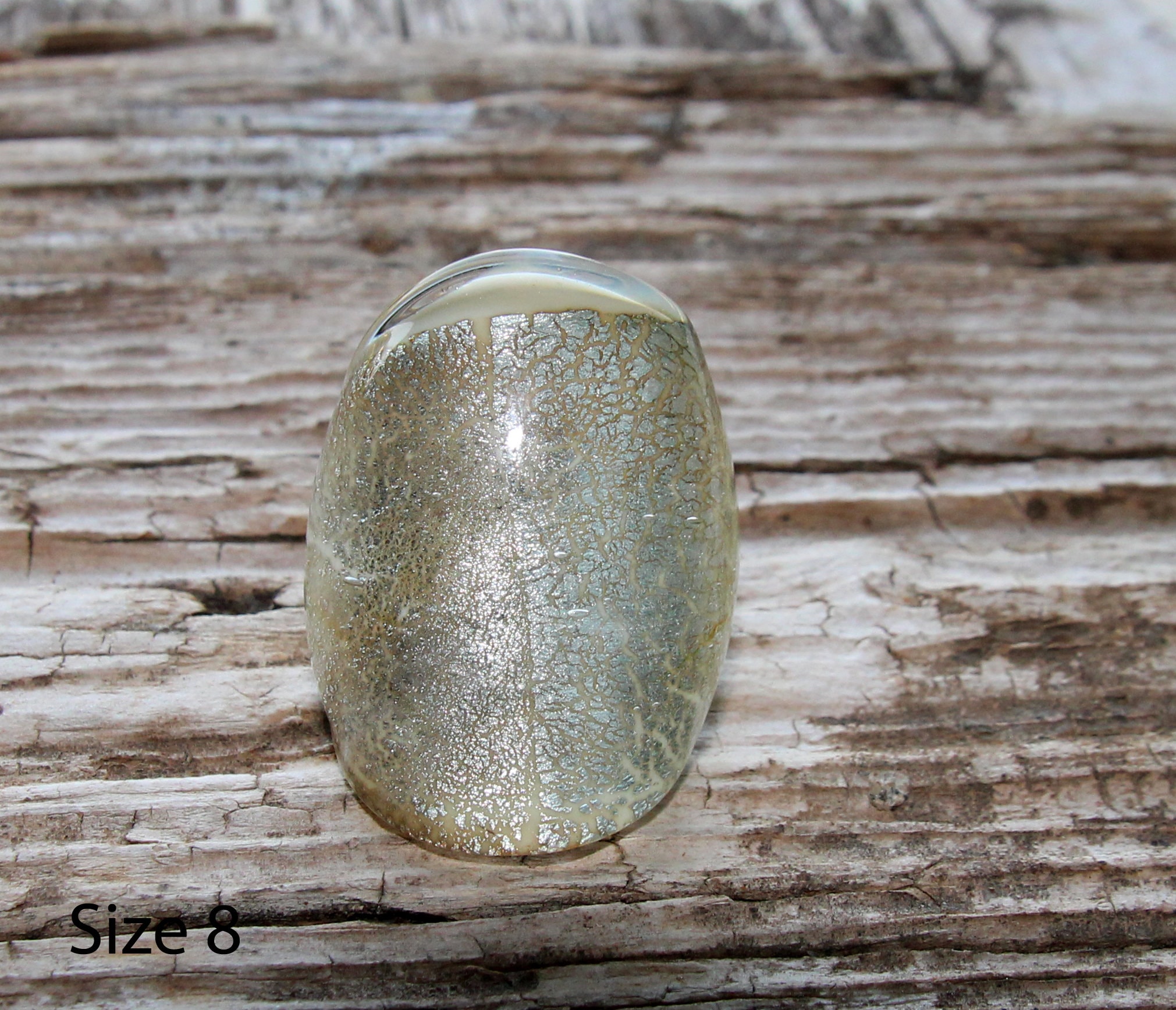 Murano Glass Ring-big Glass Rings- Lampwork Ring-venetian Glass Ring ...