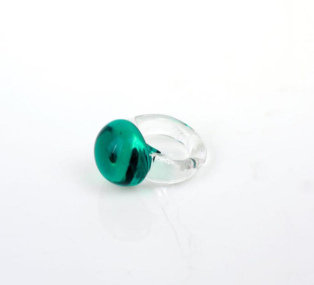 Murano Glass Ring-glass Rings- Lampwork Ring- Glass Jewellery-venetian ...