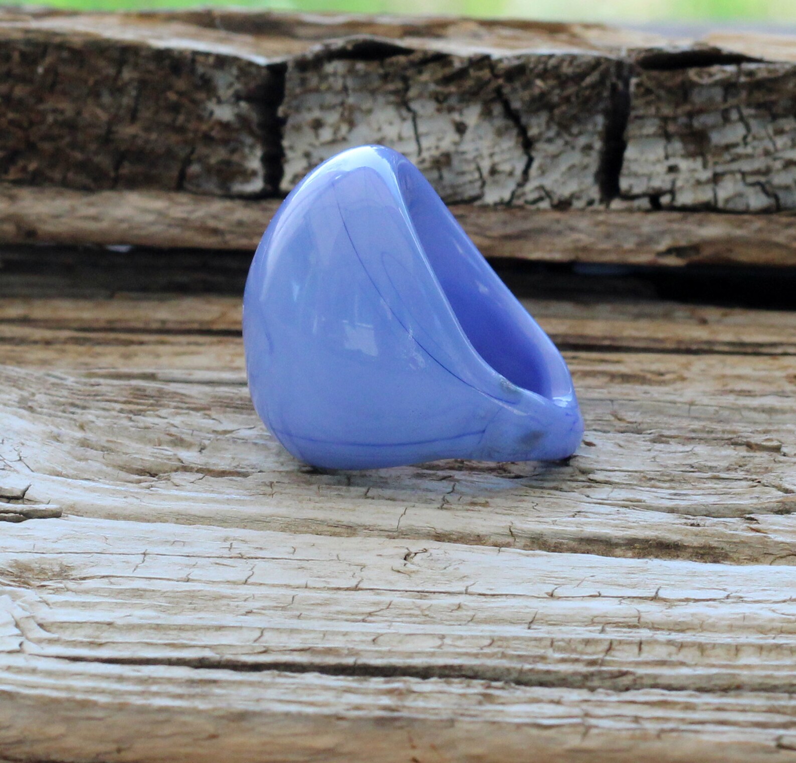 Murano Glass Ring-medium BULB RING- Glass Rings- Lampwork Ring-venetian ...