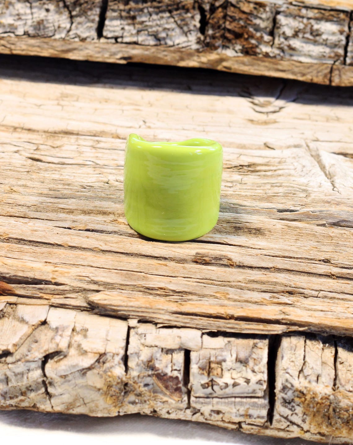 Murano Glass Ring-glass Rings-small FLAT Ring- Lampwork Ring--venetian ...