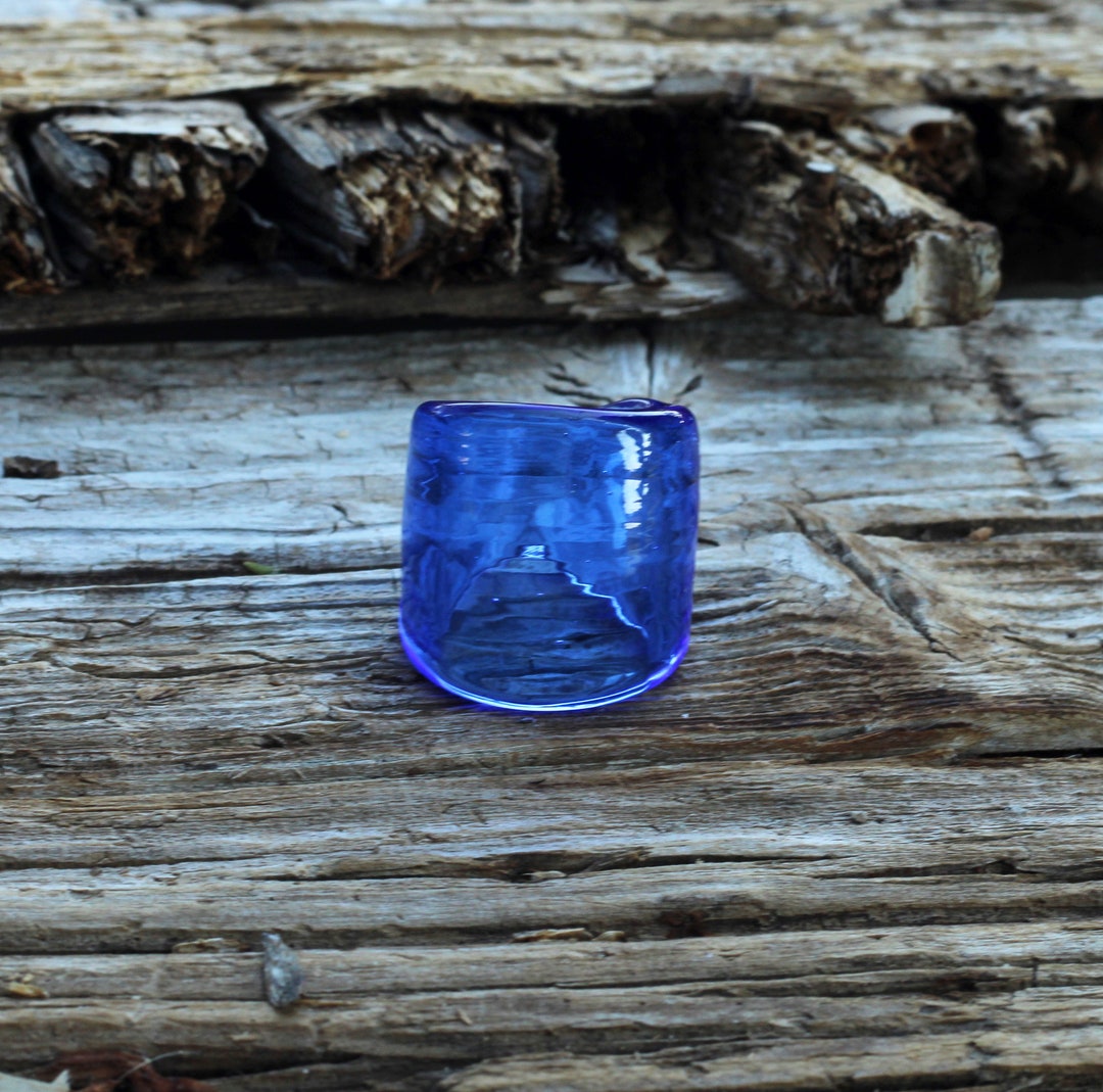 Murano Glass Ring-big Glass Rings-glass Flat Ring- Lampwork Ring ...