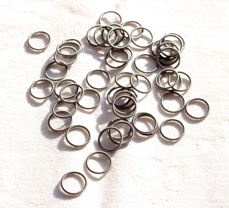 Stainless Steel Metal O-rings-10mm- Metal Spacers-bead Spacers- Anneaux ...