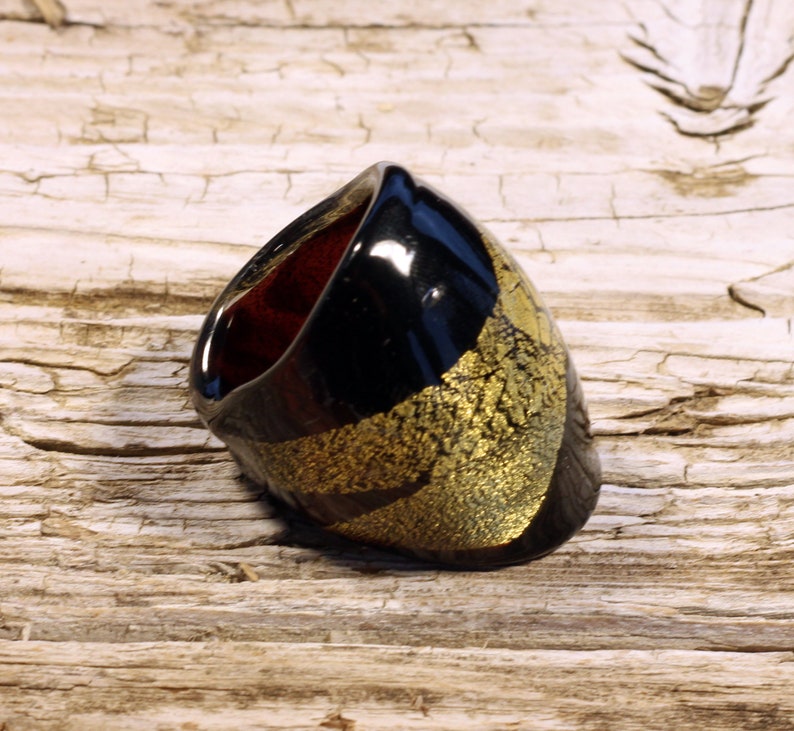 Murano Glass Ring-lampwork Ring-venetian Glass Jewelry-glass - Etsy