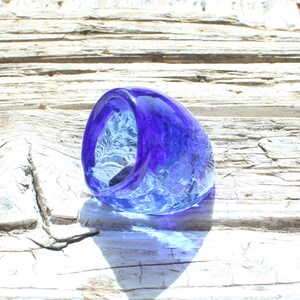 Murano Glass Ring-big Glass Rings- Lampwork Ring-venetian Glass Ring ...