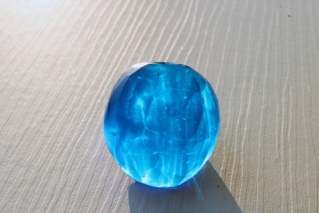 Murano Glass Ring-big Glass Rings- BIG BULB RING- Faceted Glass Ring ...