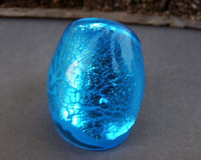 Murano Glass Ring-lampwork Ring-venetian Glass Jewelry-glass Ring-blue ...