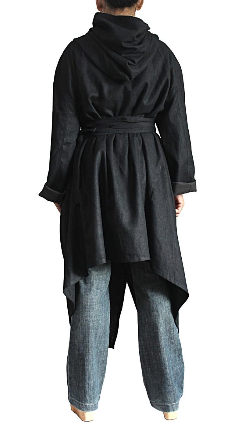 True Hemp Forbidden Hooded Coat (JFS-158) - Etsy