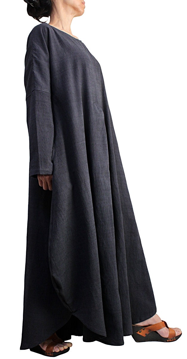 Chomthong Hand Woven Cotton Long Dress No.3 (DFS-055) - Etsy