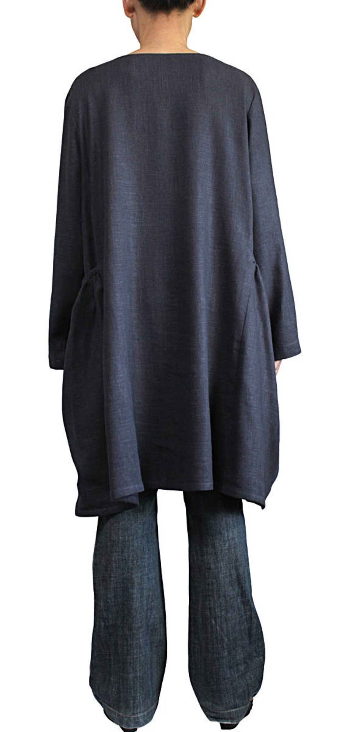 Soft Hemp Simple Tunic BNN-126-01 - Etsy
