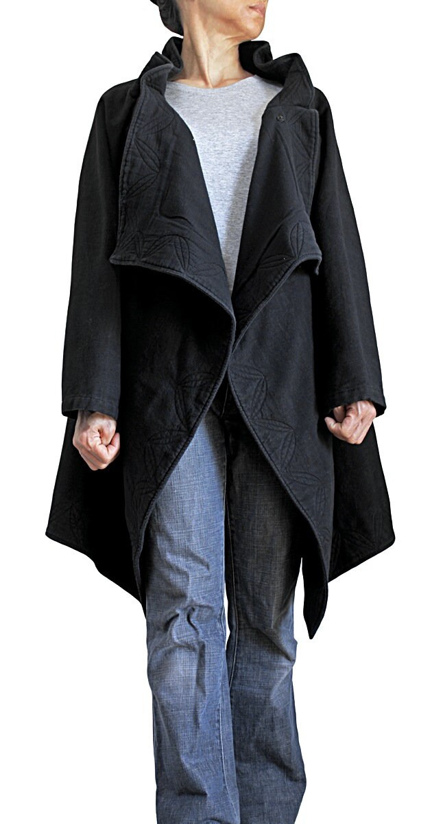 Chomthong Hand Woven Cotton Renaissance-style Collar Coat (JFS-191-01 ...