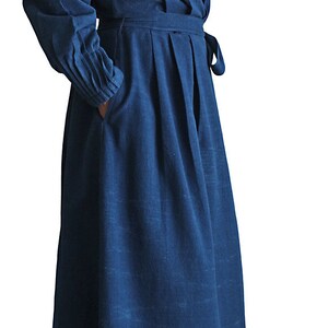 Chomthong Hand Woven Cotton Cross Over Front Dress - Etsy