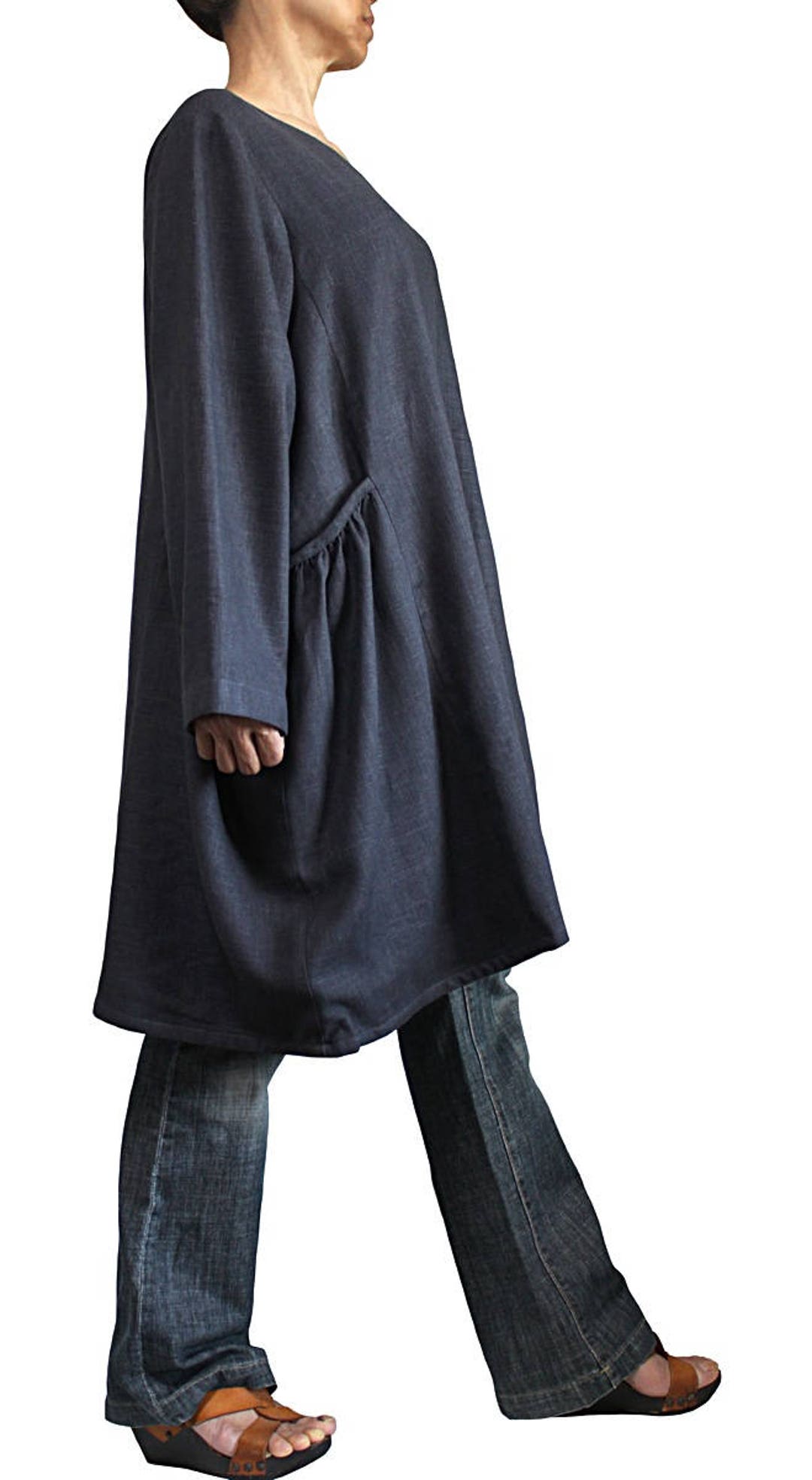 Soft Hemp Simple Tunic (BNN-126-01) - Etsy