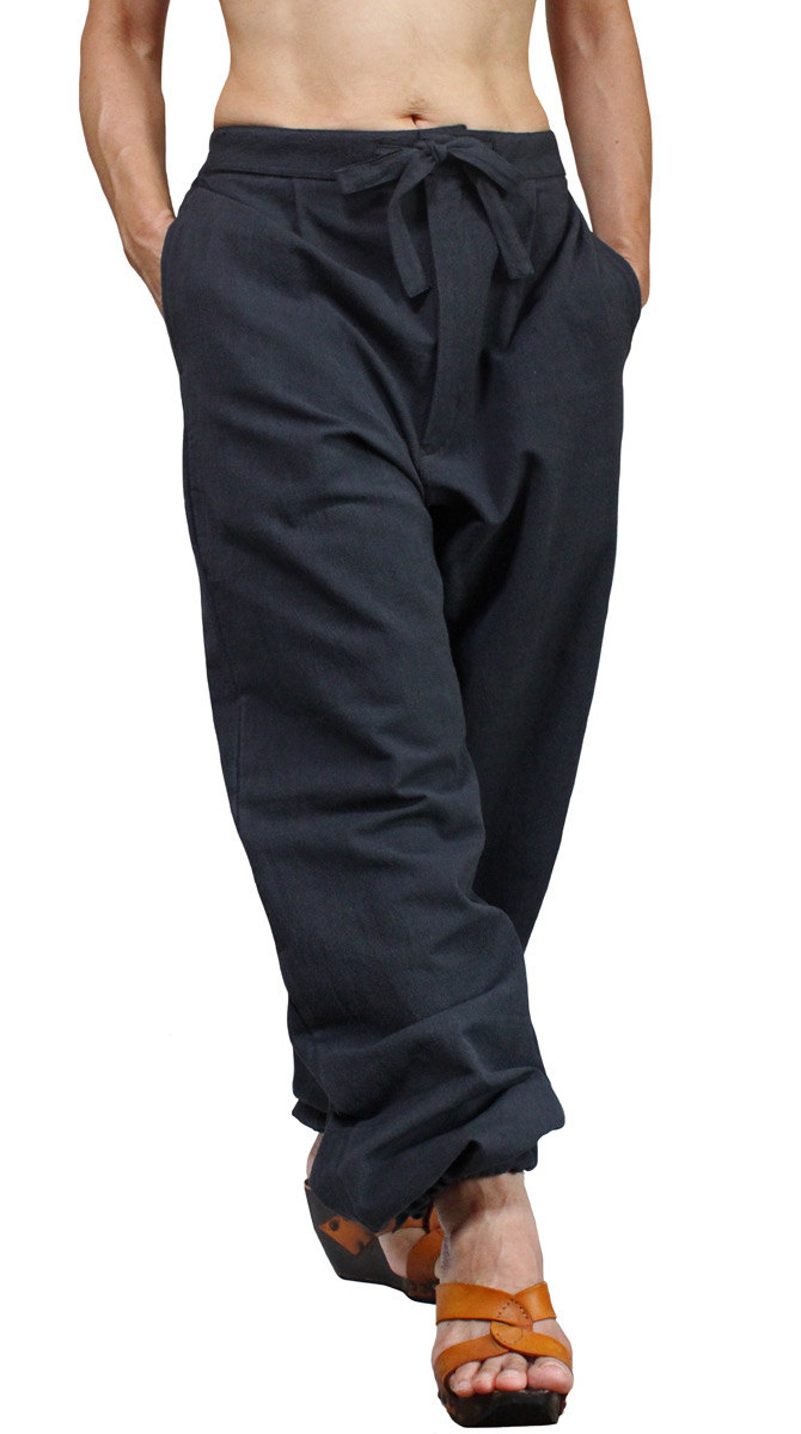 Chomthong Hand Woven Cotton Samue Pants PFS-052-01 - Etsy Australia