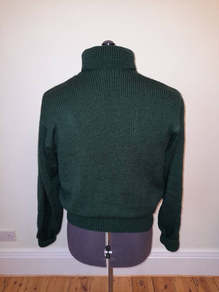 Mens 50s Mid Century Replica Handknitted Cardigan made from - Etsy México