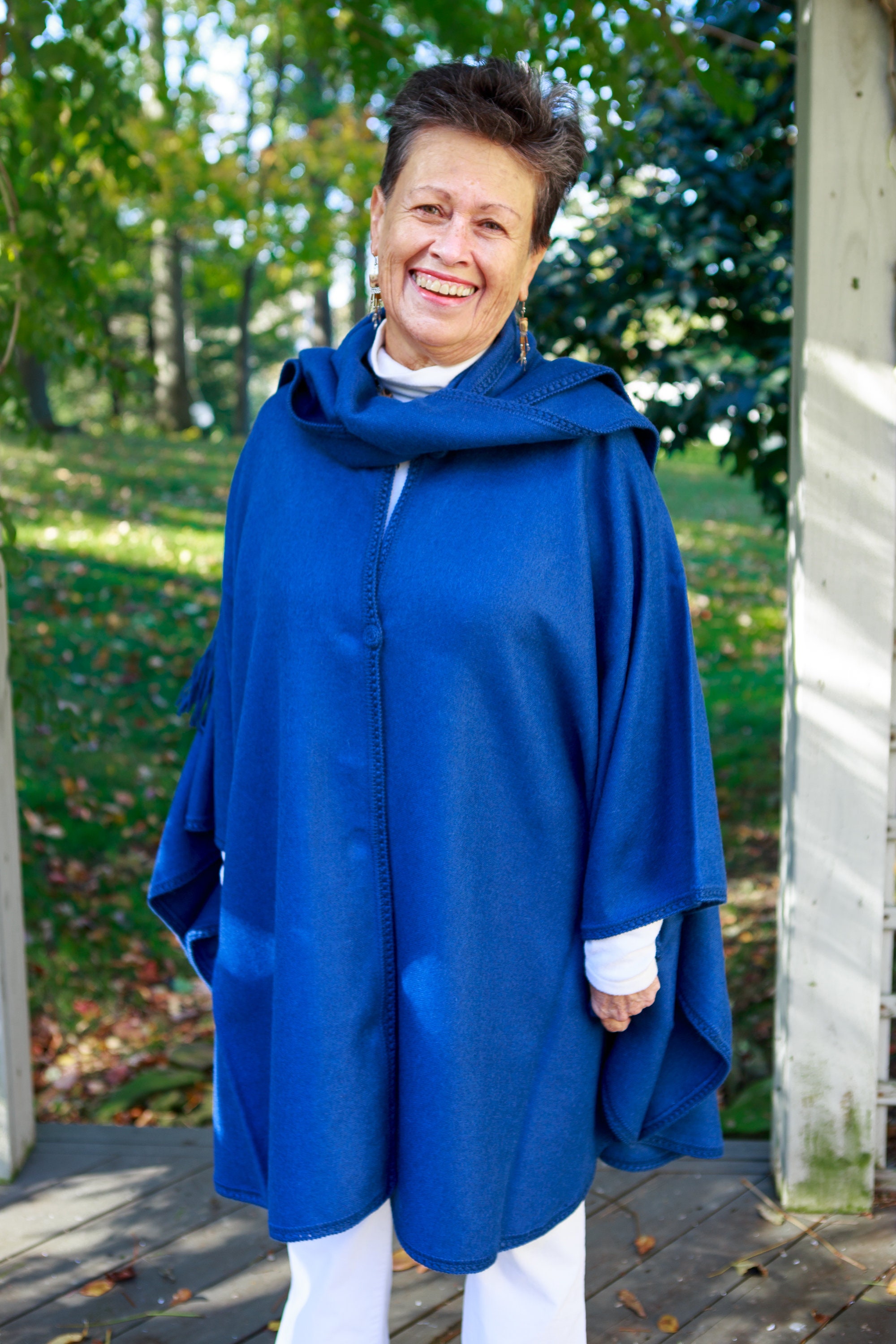 Alpaca Blend Cape With Scarf and Hat - Etsy