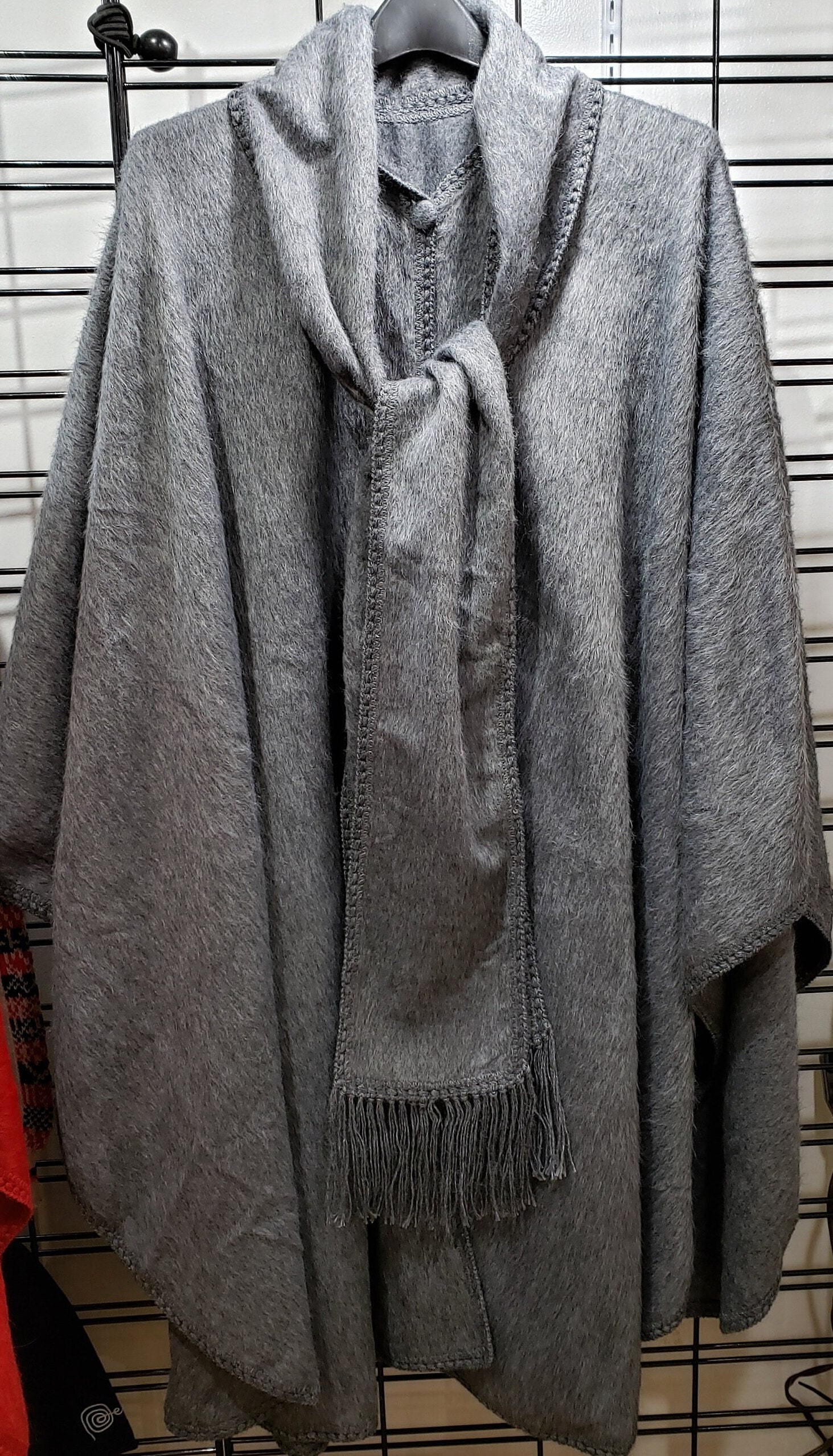 Alpaca Blend Cape With Scarf and Hat - Etsy