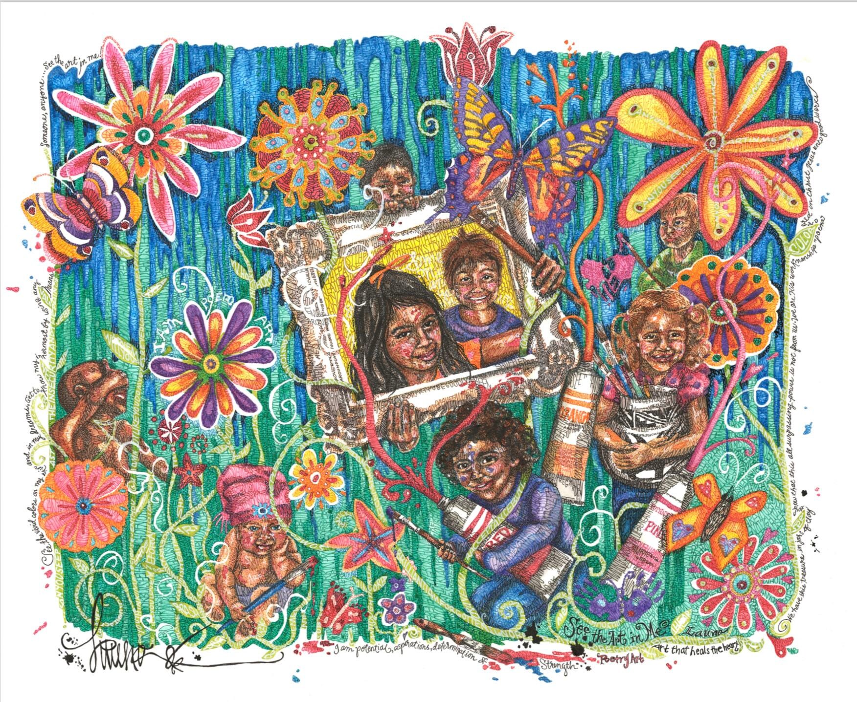 Poetry Art "See the Art in Me" Giclee — Global Impact World Relief